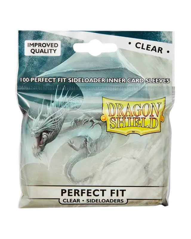 Dragon Shield: Perfect Fit Inner Sleeves Clear - Sideloader (100), 3,