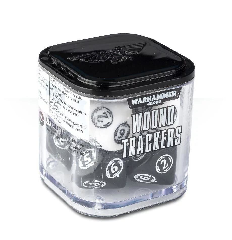 WARHAMMER 40K: WOUND TRACKERS - WHITE/BLACK, 10,95