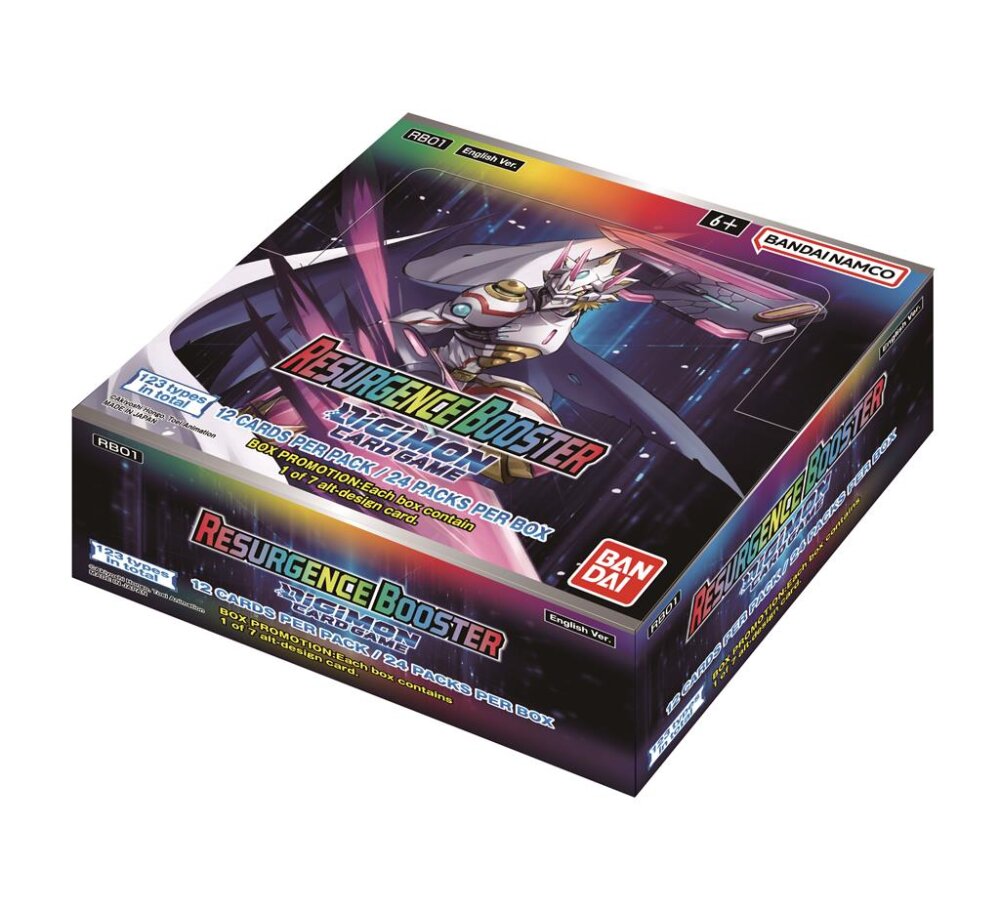 Digimon Card Game: RB-01 Resurgence Booster Pack Set Display EN (24 P