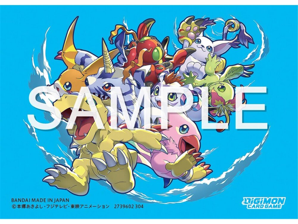 Digimon Card Game: Official Sleeves 2024 Ver. 2.0 - Digimon Adventure
