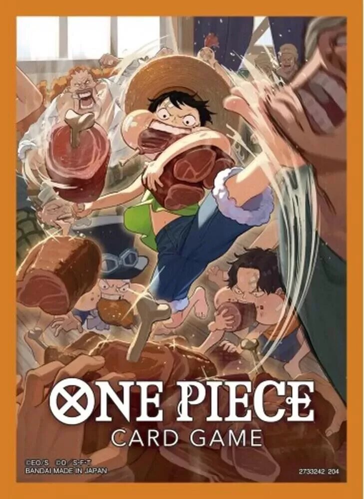 One Piece Card Game: Official Sleeves V.7 - Luffy d. Monkey (70), 8,9
