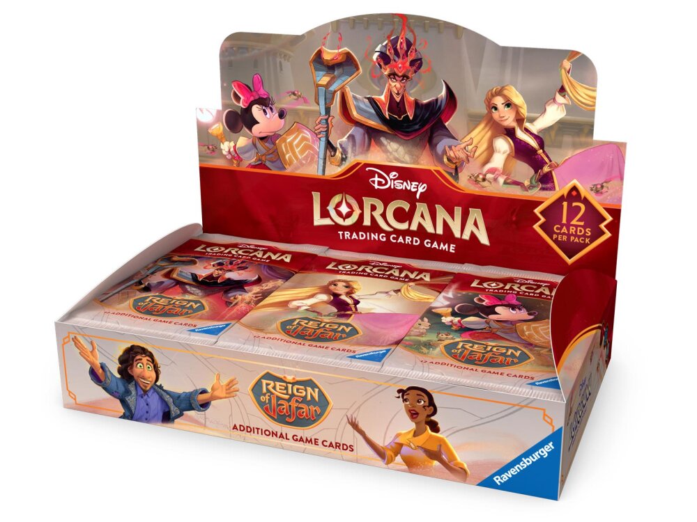 Disney Lorcana: Reign of Jafar - Booster Display EN (24 Packs), 119,9