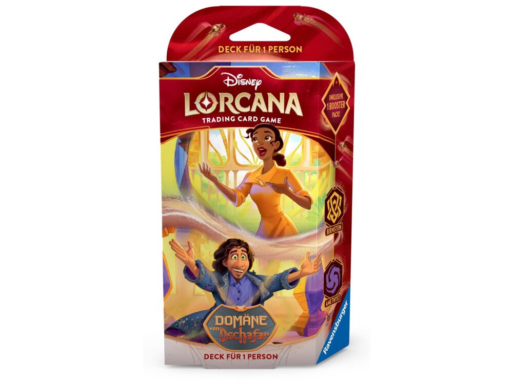 Disney Lorcana: Domäne von Dschafar - Starter Deck Bernstein | Amethy